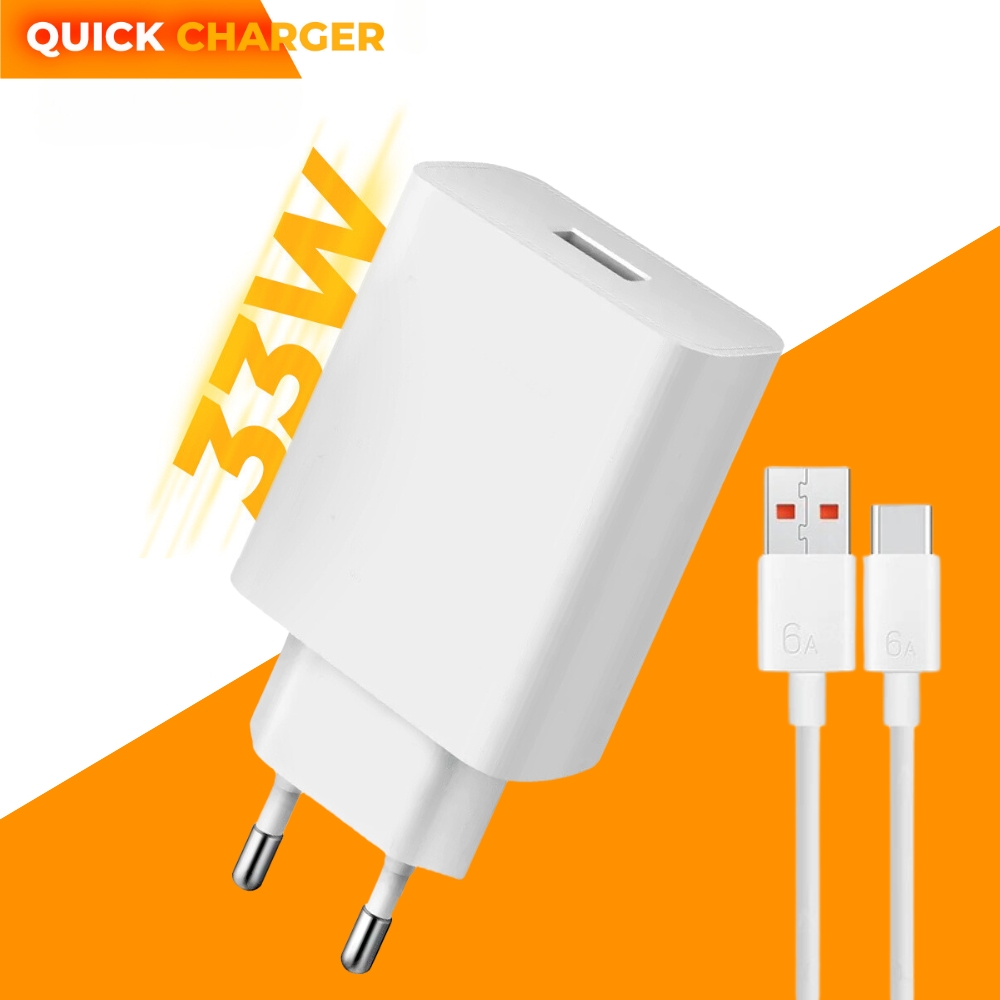 Charger - 33W Fast Charger - Fast Adapter - Quick Charger - Mobile ...