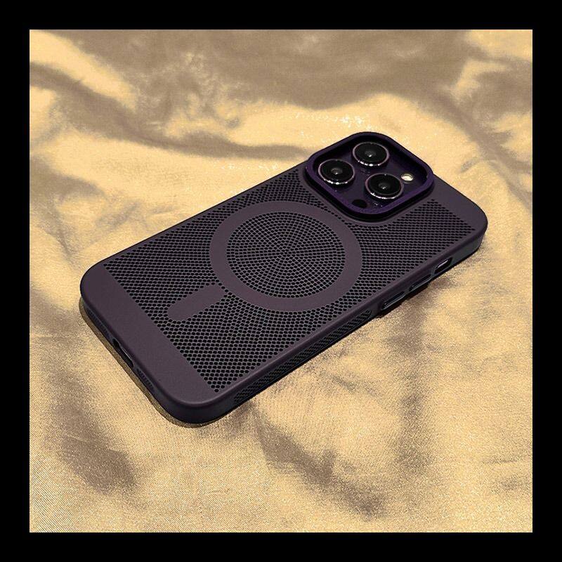 Ventilate Cooling Magsafe Phone Case For iPhone 14 Pro Max Plus 13 12 ...