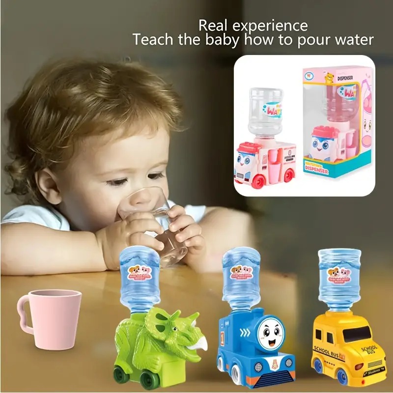 mini water dispenser for kids toys Mini Car Water Dispenser Toy Cute ...