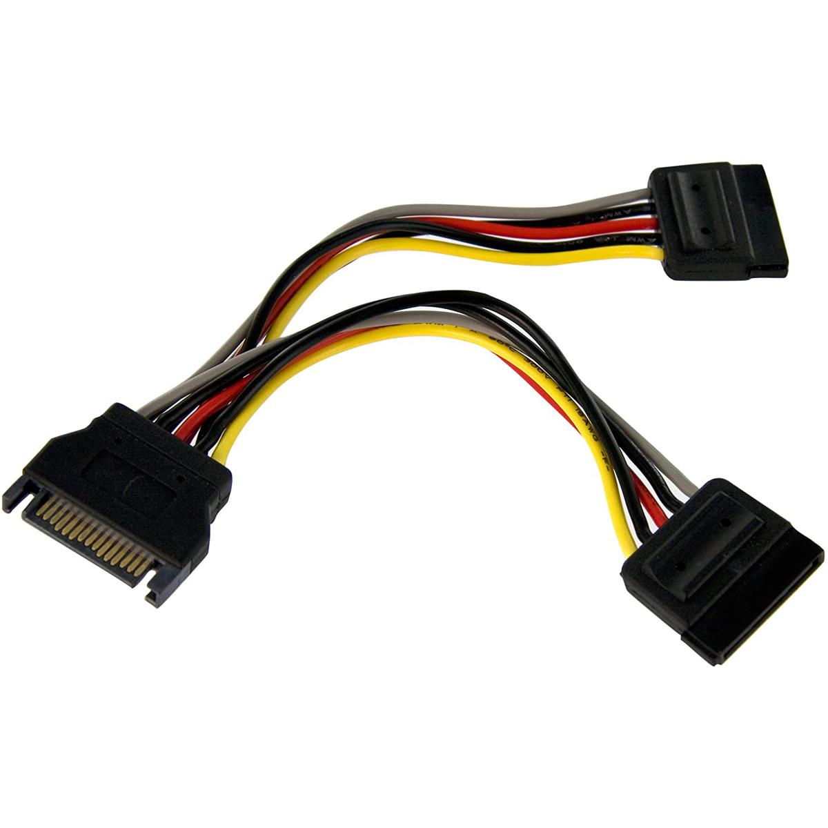SATA Power Extension Cable - SATA Power Y Splitter Cable Adapted | Daraz.pk