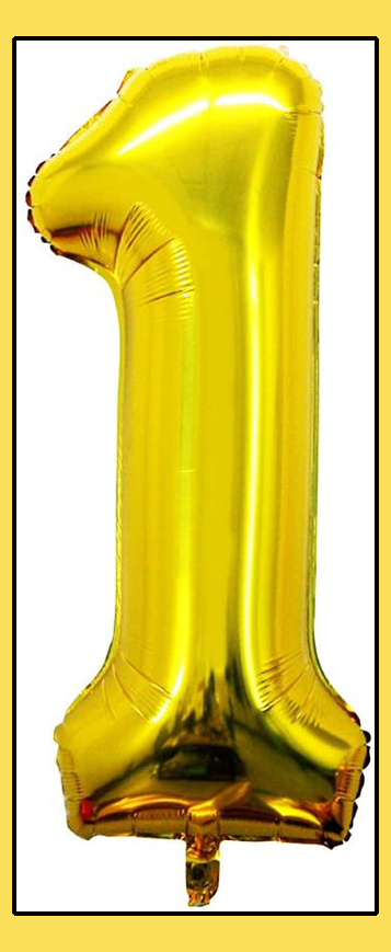 Foil Numbers Balloons , customized Foil Digit, Birthday Balloon ...