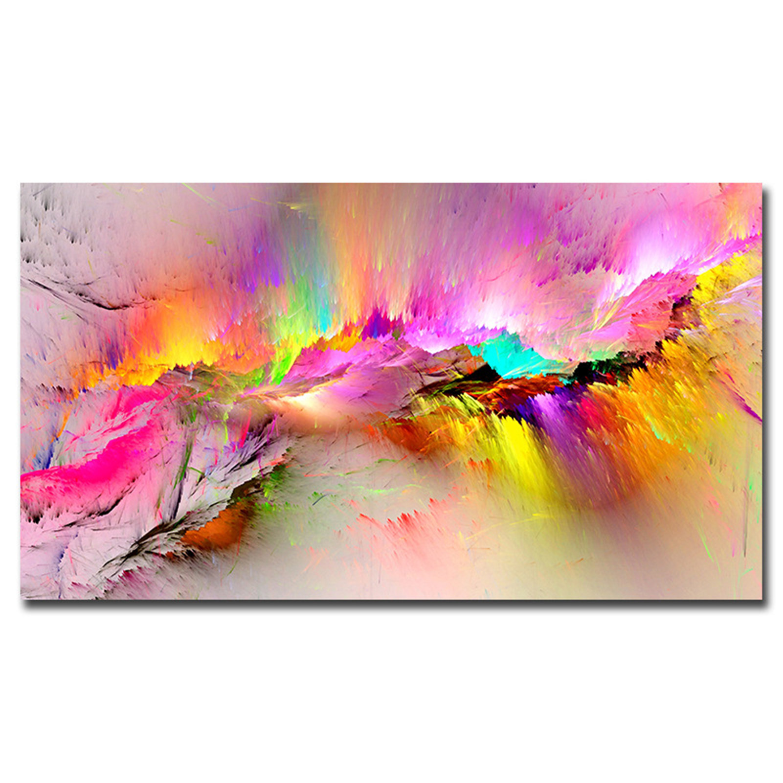 Wall Multicolor Cloud Abstract Art Canvas Painting Poster Living Room ...