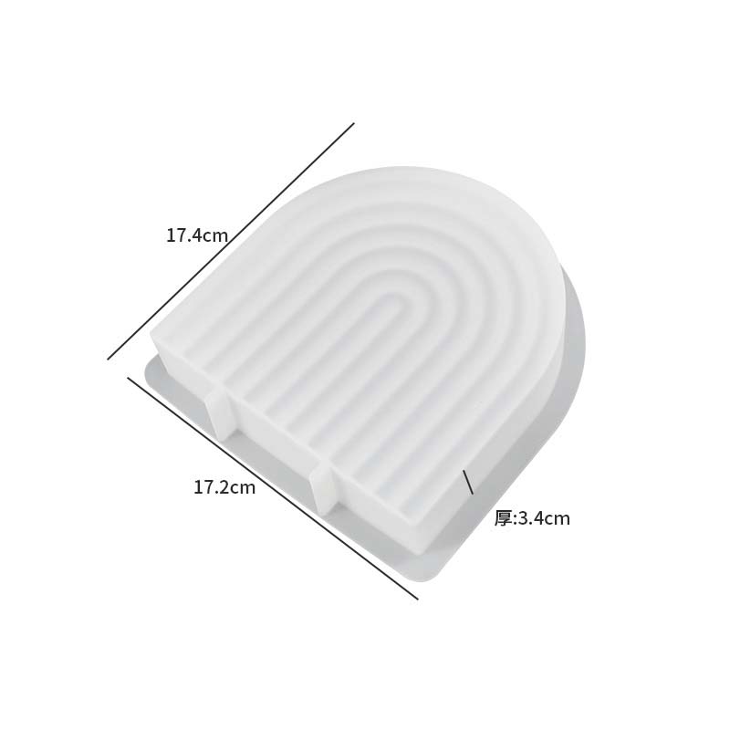 Candle Ornament Plaster Handmade Mold Diffuser Soap Stone DIY Rainbow ...