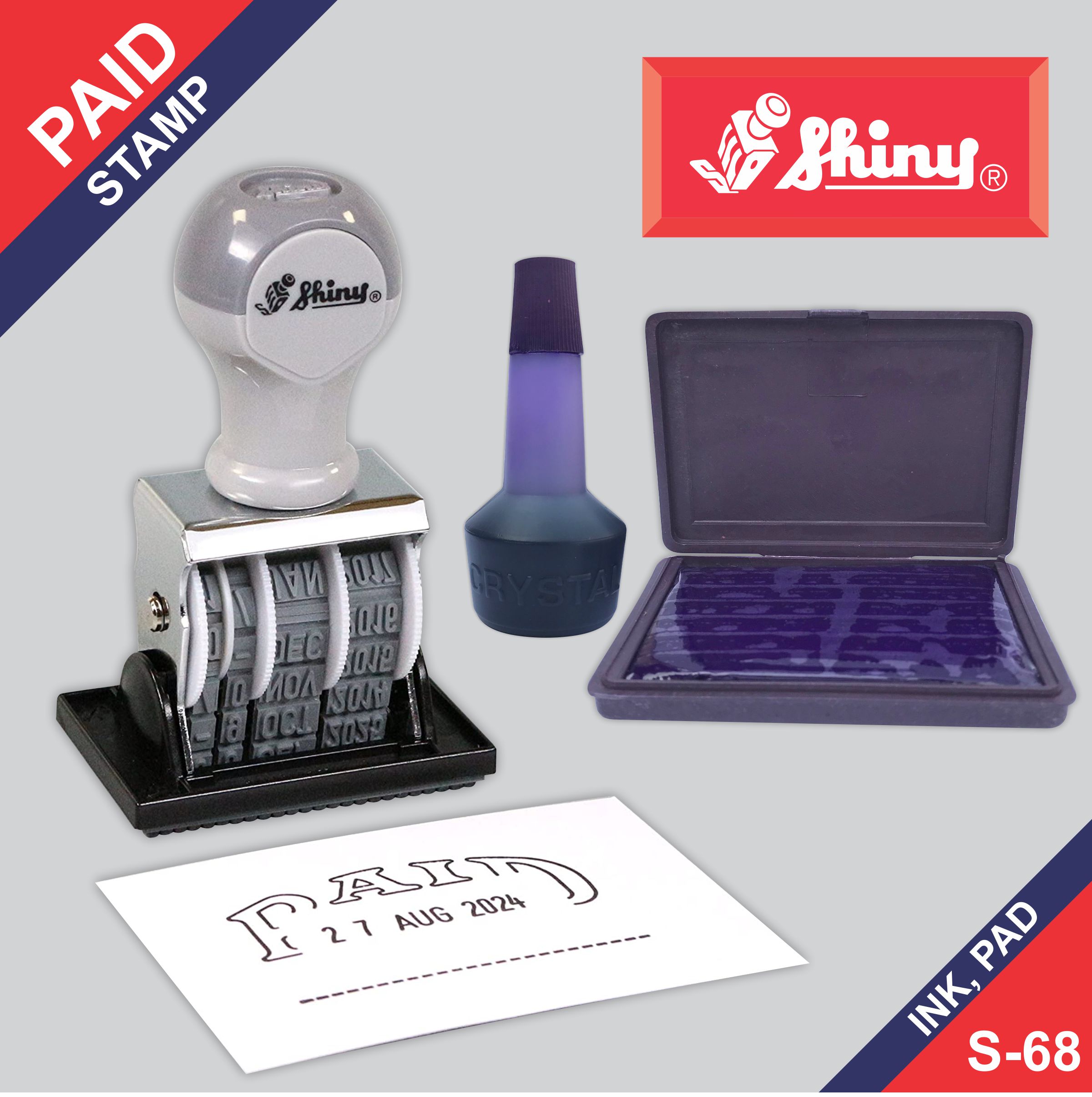 Shiny S-69 “RECEIVED” Date Stamp Signature place | Daraz.pk