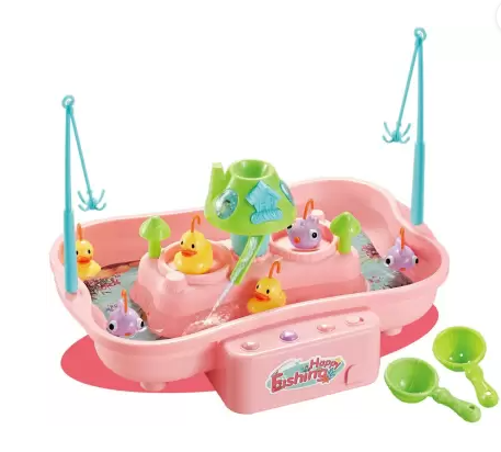 Fish Catching Fishing Game for Kids with Flashing Lights & 6 Melody ...