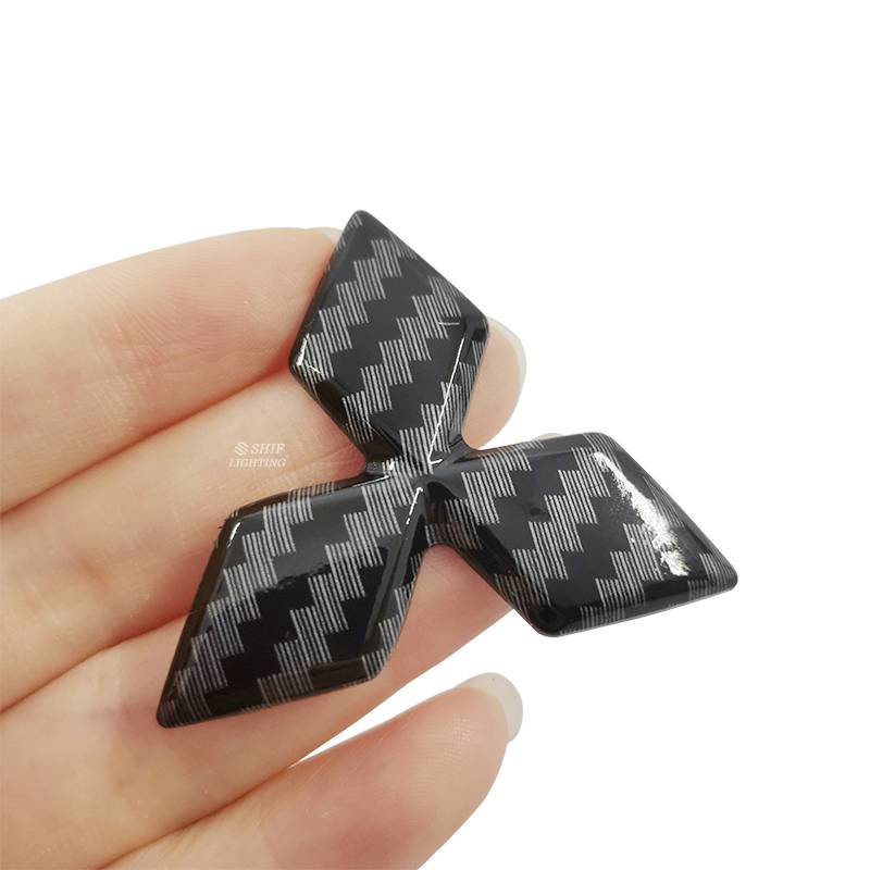 1 x ABS Mitsubishi Logo Car Auto Steering Wheel Emblem Badge Sticker ...