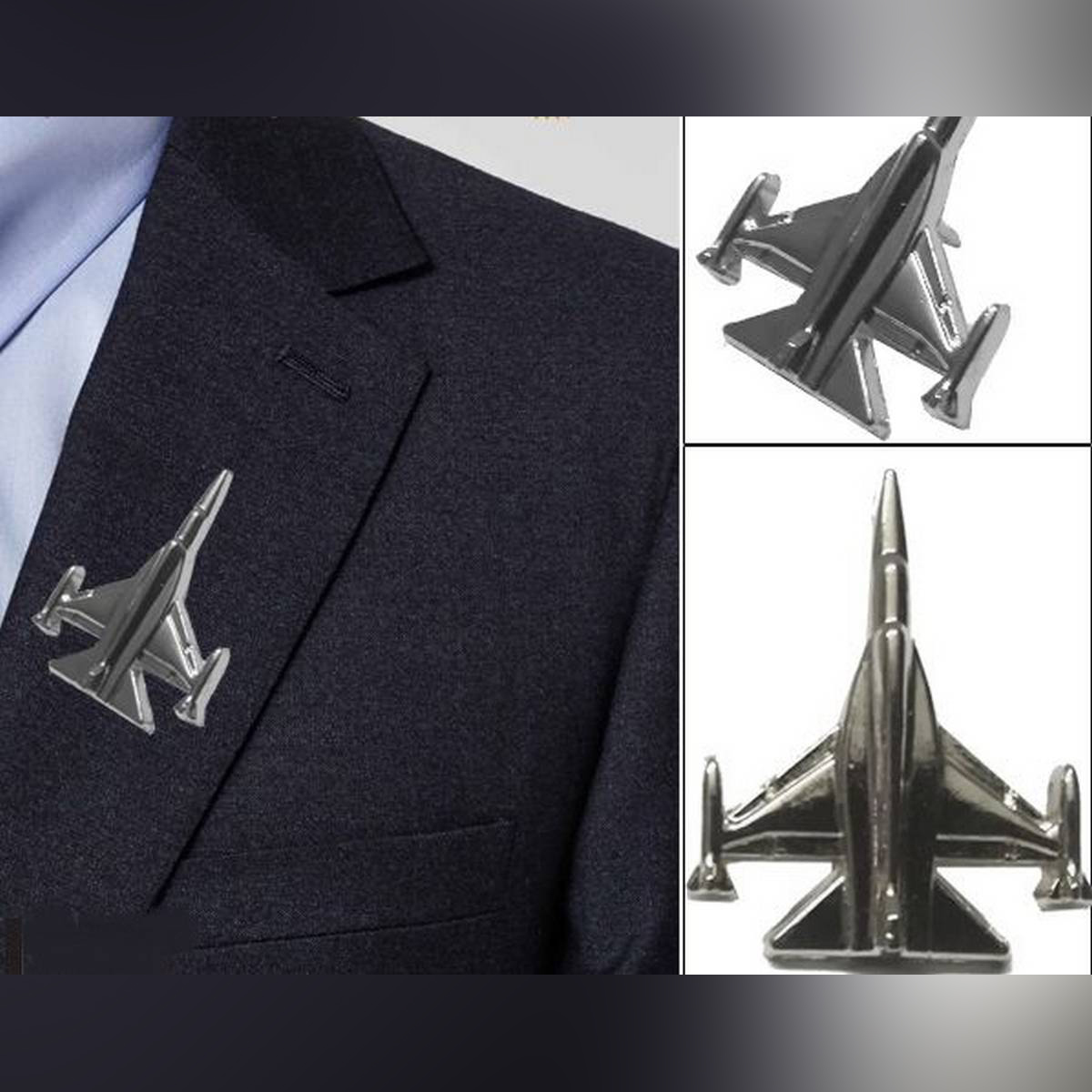 New Design Air Force Pin Brooch - F 16 Airplane Lapel Pin Brooch ...