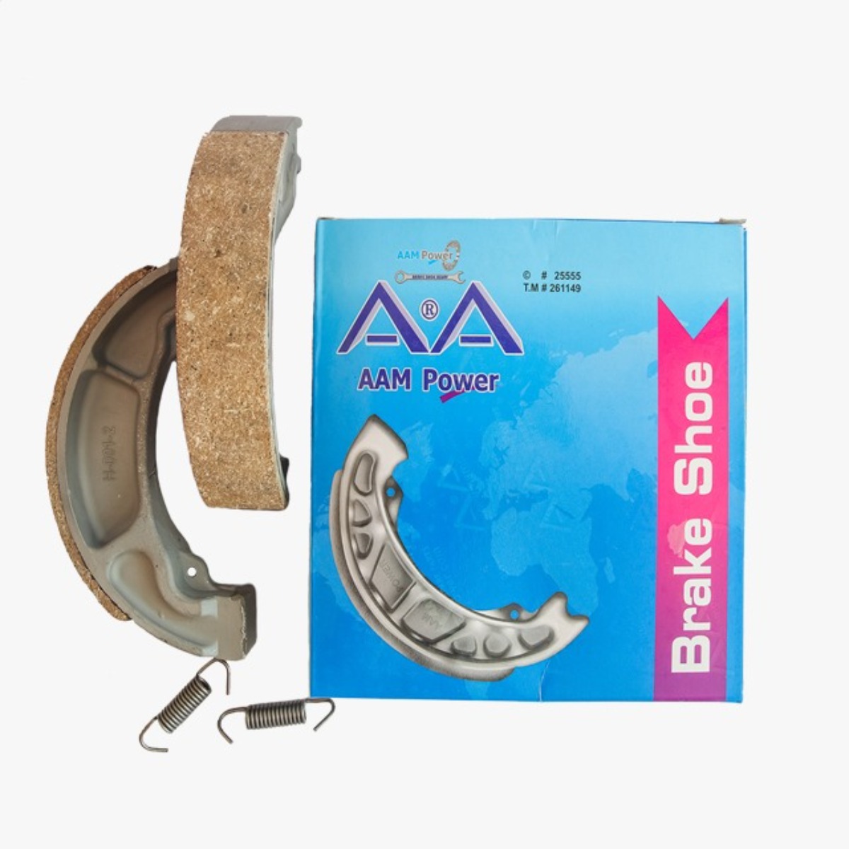 AAM POWER Motorcycle Brake Shoe/ leather Genuine For CG 125 and CG125 ...