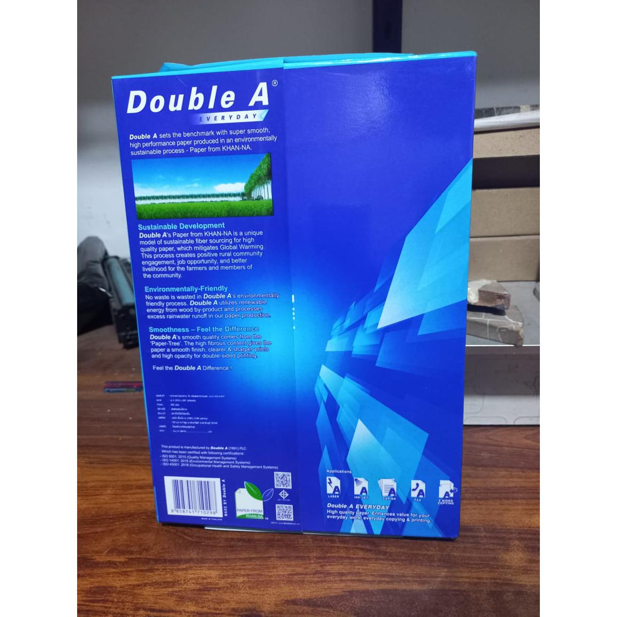 DOUBLE A A4 SIZE PAPER REAM | Daraz.pk