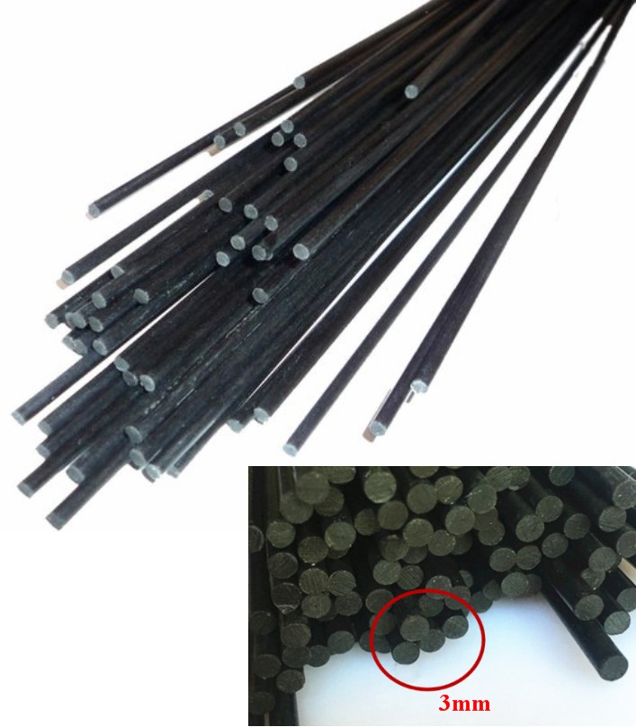 2pcs carbon glass fiber 3mm Rod RC airplane glider | Daraz.pk