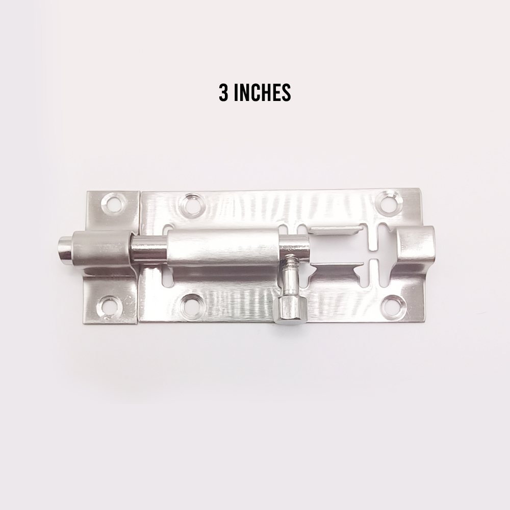 Stainless Steel Tower Bolt for Doors, 3 inches, 4 inches and 6 inches ...