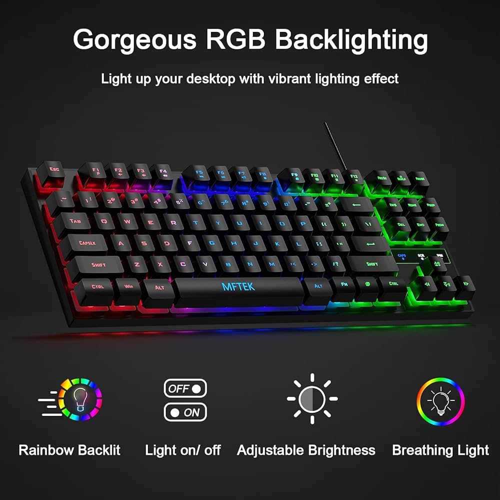 GAMING KEYBOARD SEMI Mechanical Gaming Keyboard (RGB) Same As Shown ...