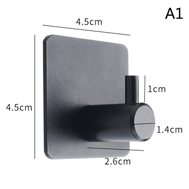 Multi-purpose Wall Hook Door Keys Cloth Coat Hook Bathroom Towel Robe ...