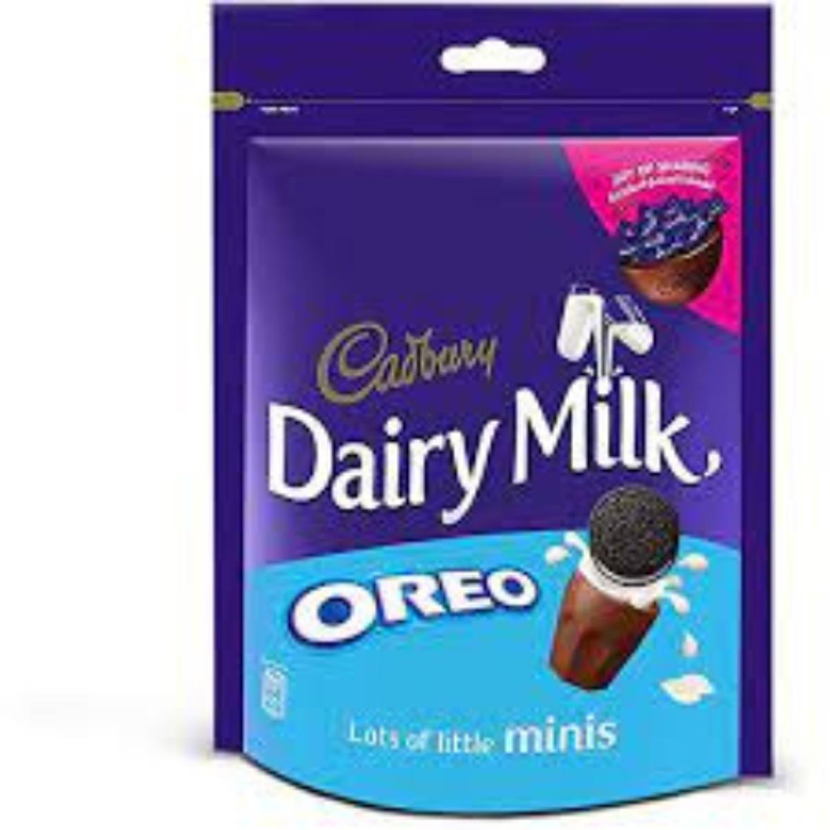Cadbury DairyMilk OREO minis/bites/190g/pouch/lots of sharing ...