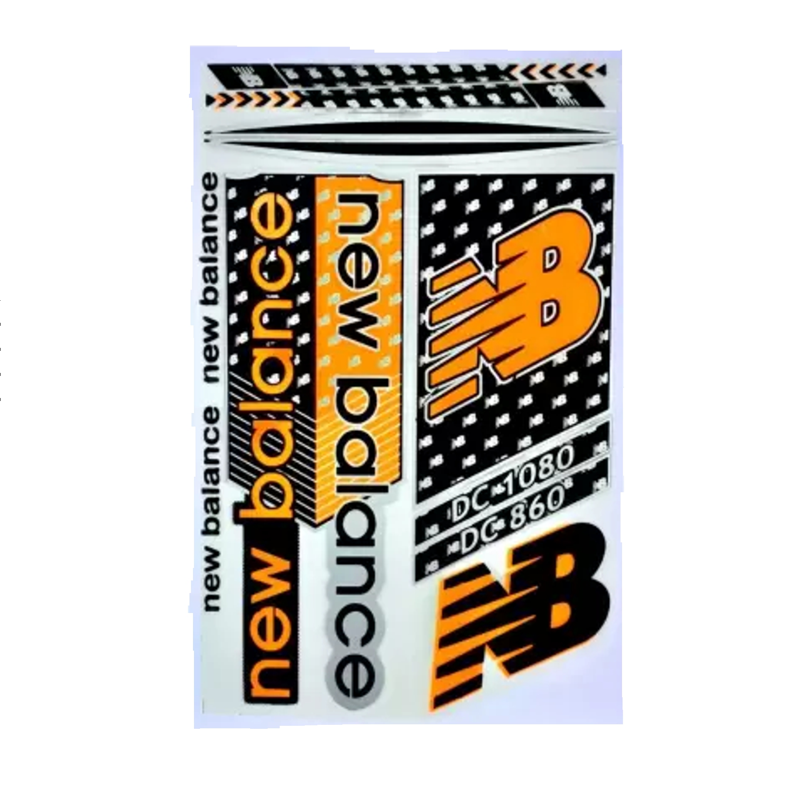 NB BOM NEW BALANCE DC CRICKET BAT STICKER Bat Sticker (Multicolor ...