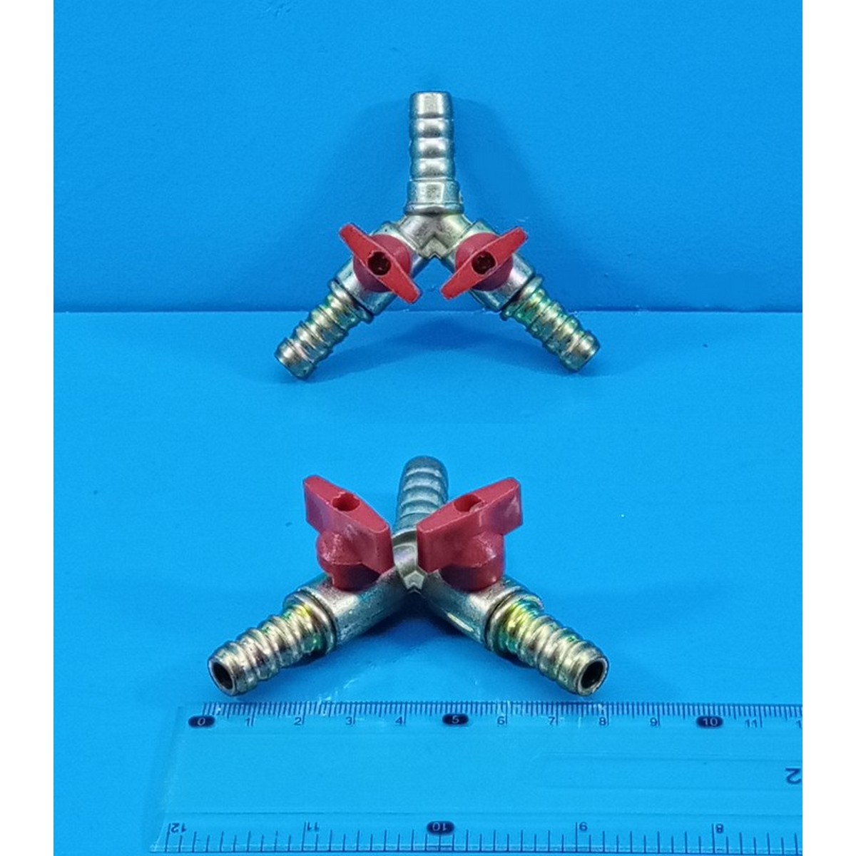 DreamsMart 3 Ways Solid Gas Pipe Y Valve Splitter Connector Jointer ...