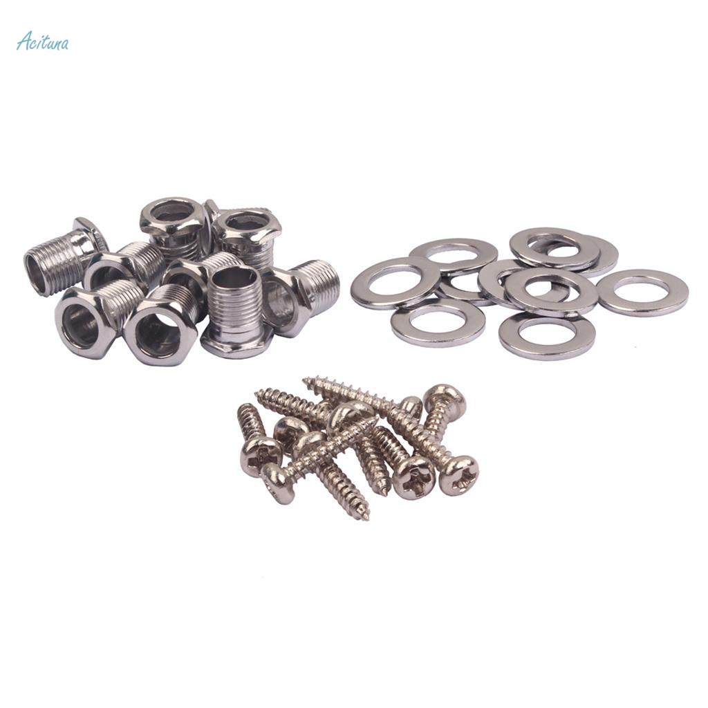 2X Hex Threaded Bushing Ferrules for Ukulele Tuning Peg Tuner Machine ...