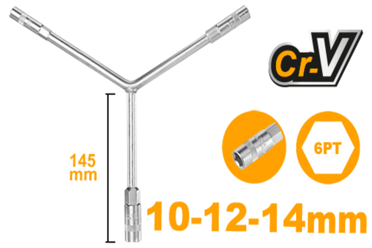 INGCO Y-Type Socket Wrench 10mm/12mm/14mm | Daraz.pk