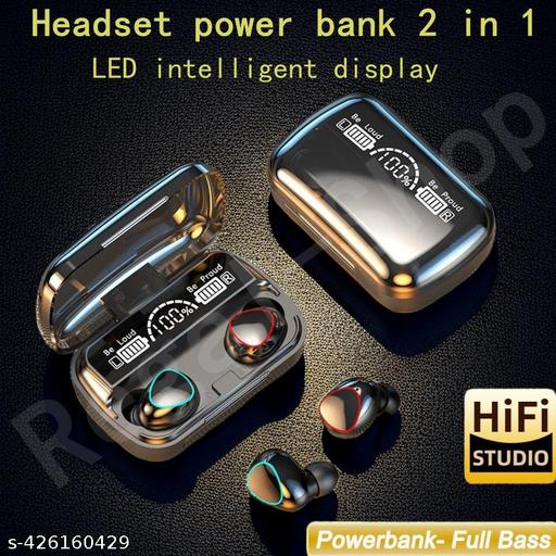 Air Buds Pro Wireless Earbuds with 3500mAh Power Bank, Noise Reduction ...