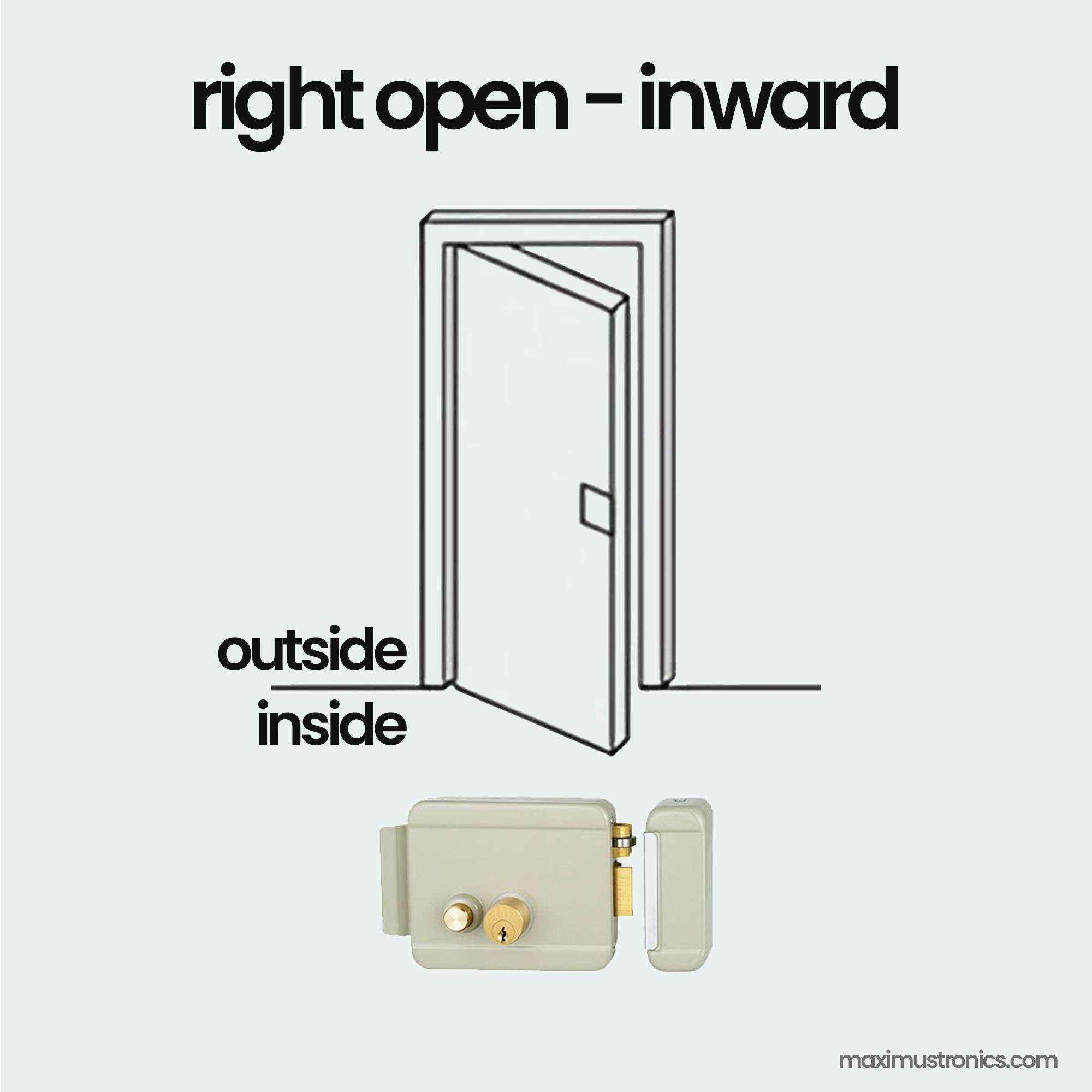 Smart wifi 12V electric door lock for main gate lock with adapter and ...