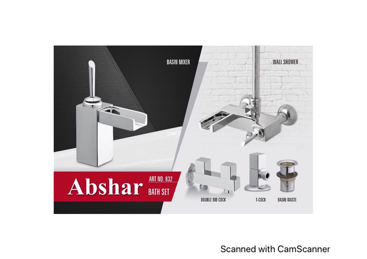 Abshar 7 pieces Complete Bath Set Shower Set Wall Mounted 7 in 1 ...