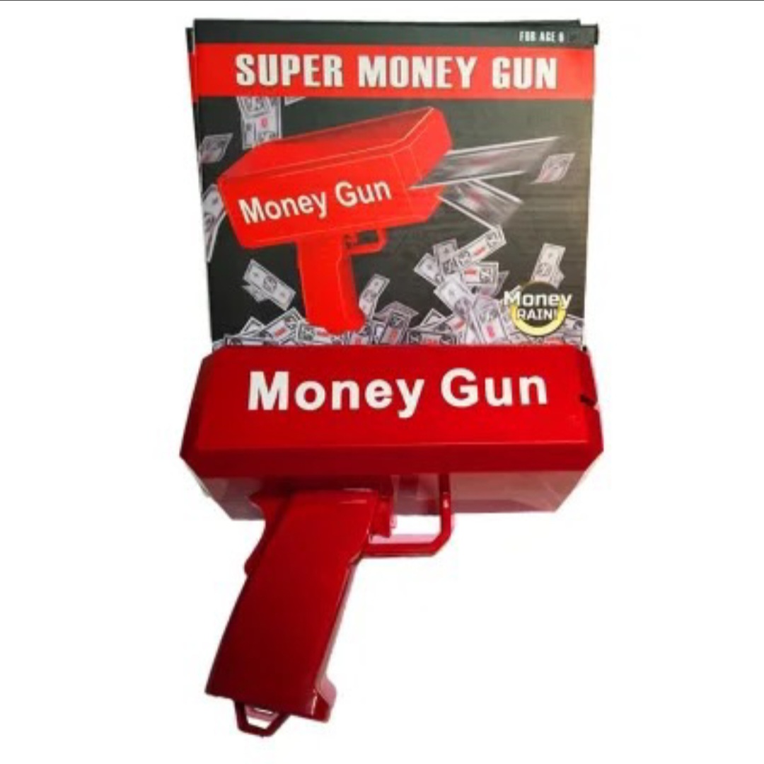 Super Money Rain Gun ,Toy Gun, Prop Spary Cash Gun for Toy Gun Movies ...