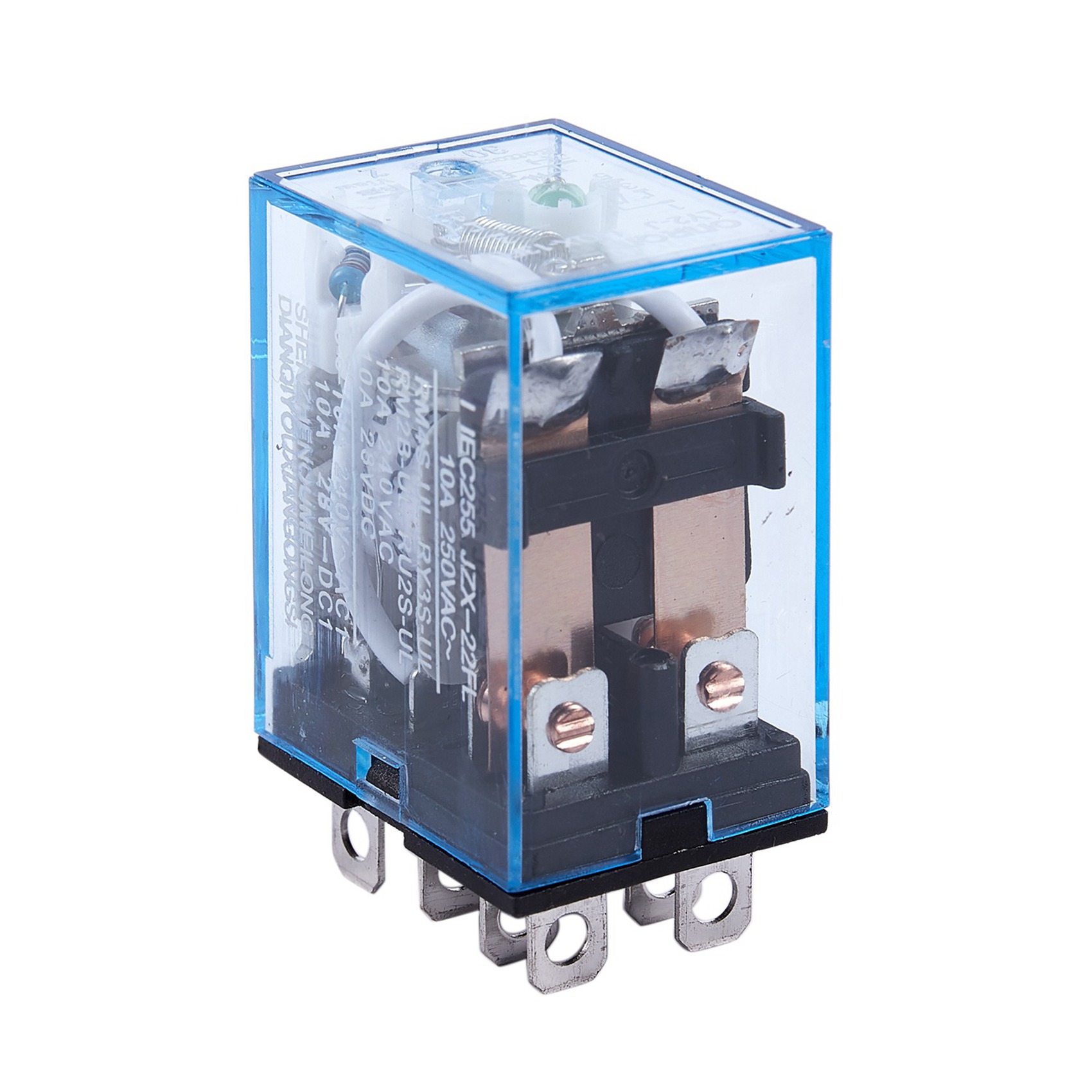 2X 12V DC Coil Relay DPDT LY2NJ HH62P-L JQX-13F 10A With PTF08A Socket Base | Daraz.pk