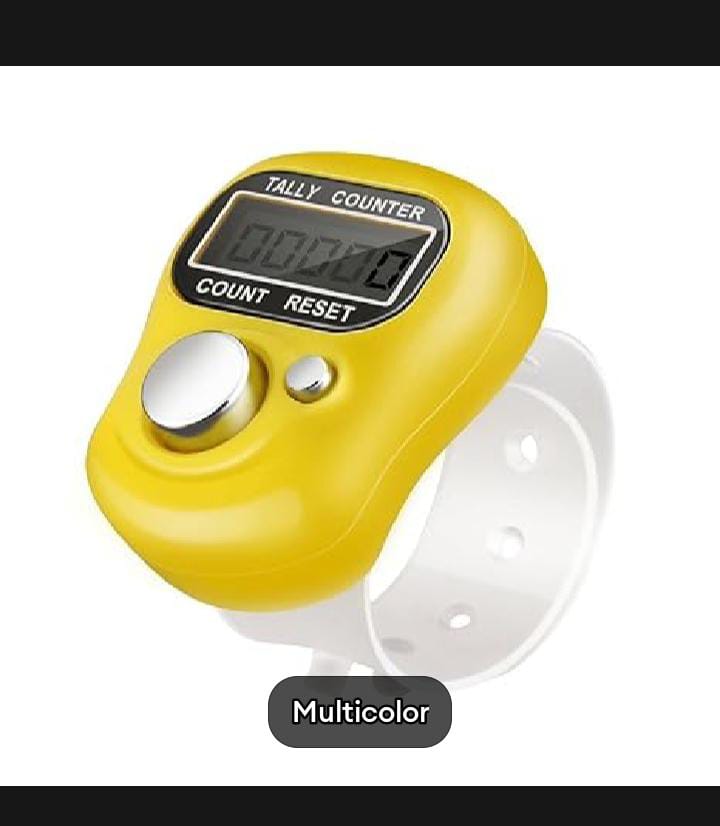 AS Digital Tally Counter Tasbeeh Finger Ring LCD Zikr Tasbih Stress ...