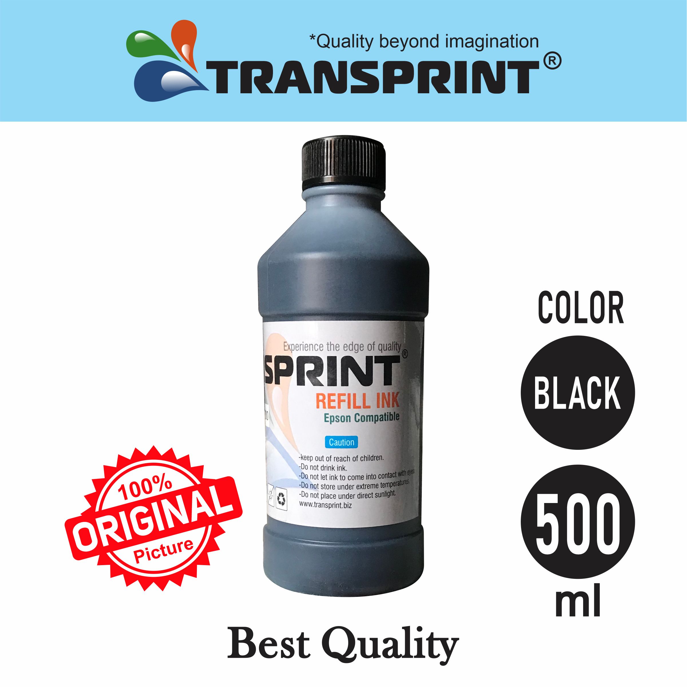 Best Quality Printer Refill Ink - Black - 500Ml For Epson, Canon, Hp ...