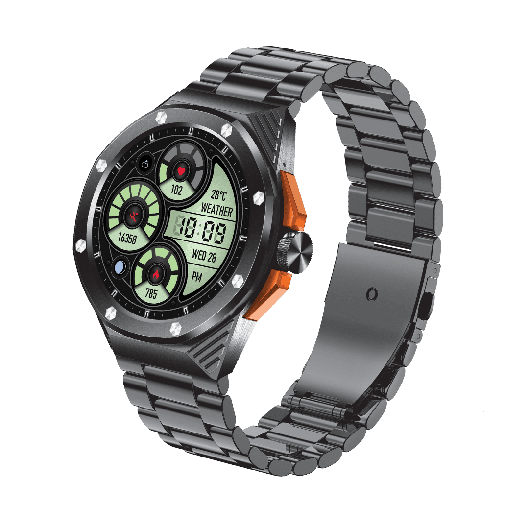 Dany Evolution Smartwatch - AMOLED Display, Bluetooth Calling, IP67 ...