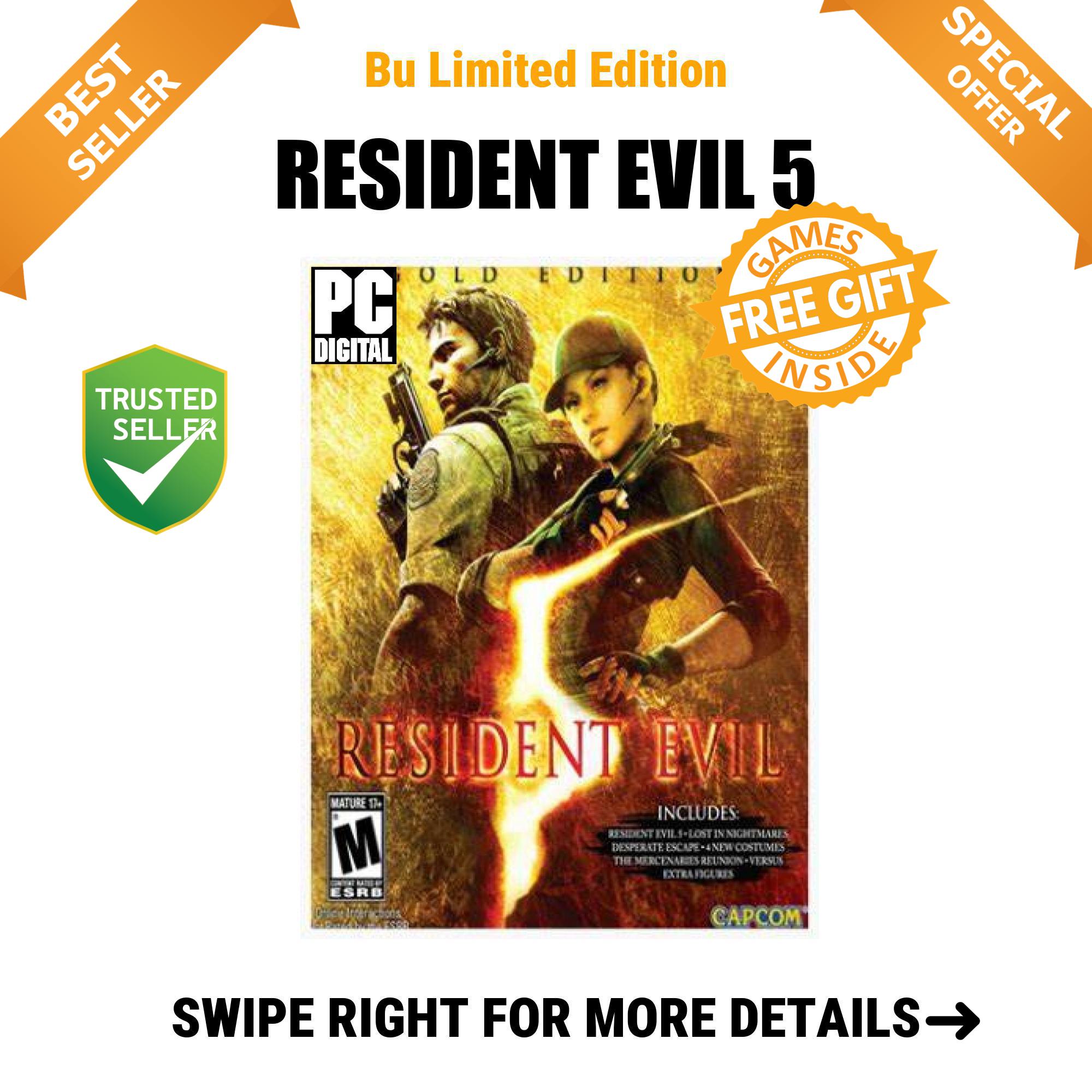 RESIDENT EVIL 5 - GAME FOR PC (GOOGLE DRIVE/ MEDIAFIRE) - QR CODE ...