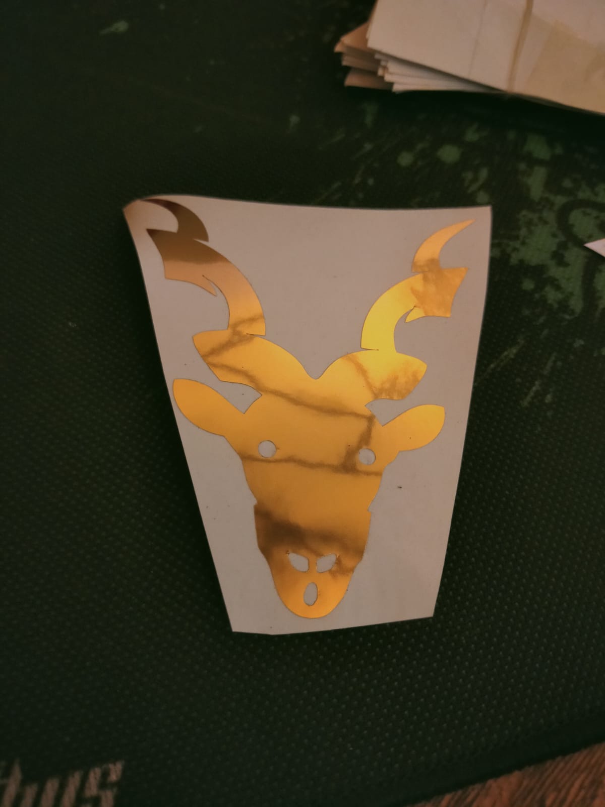 Golden Markhor Sticker Pack of 2, For Car,Golden markhor sticker for ...