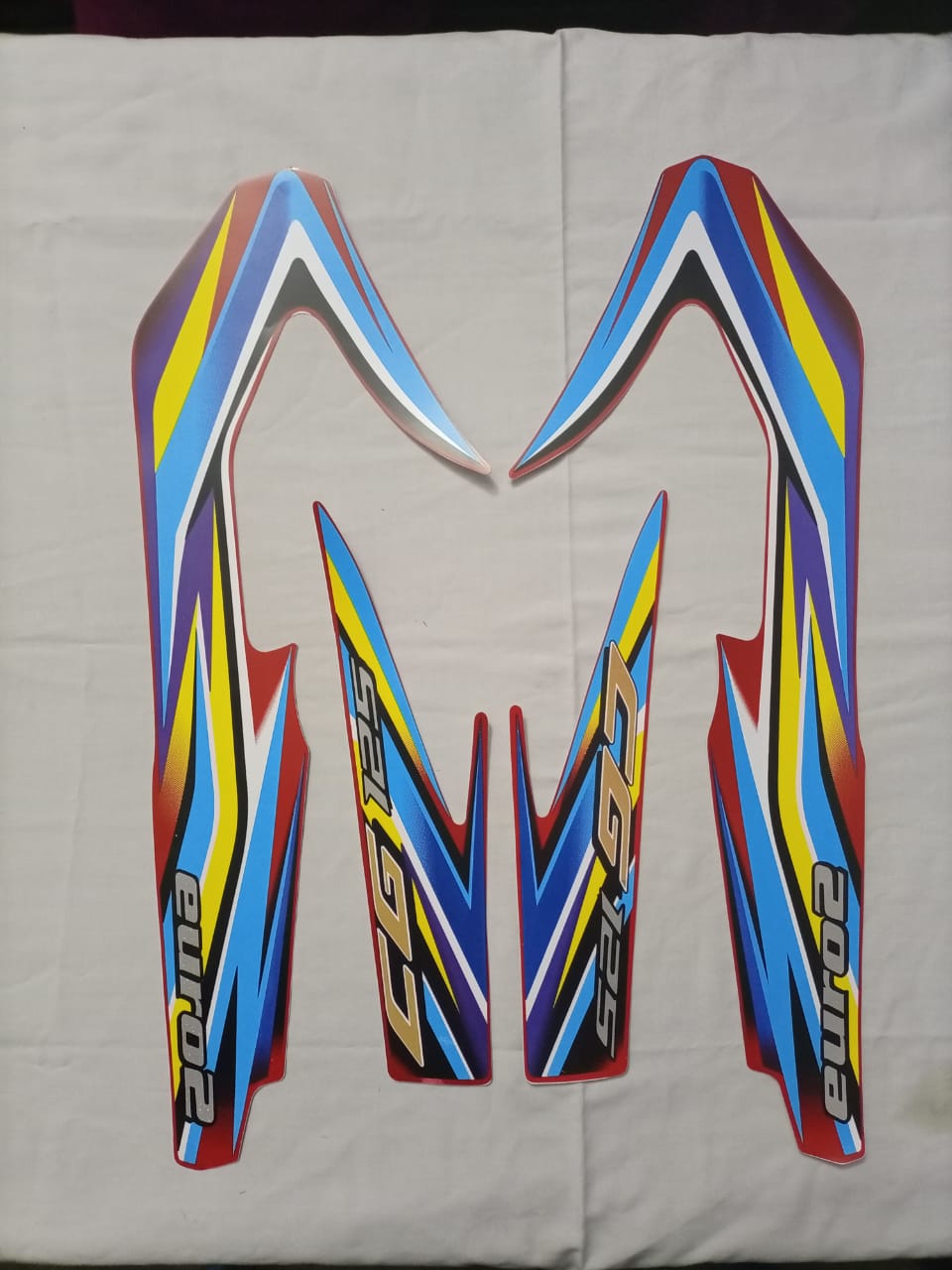 Tanki Tapa Sticker 2018 Model Honda 125 ( COMPLETE SET ) | Daraz.pk