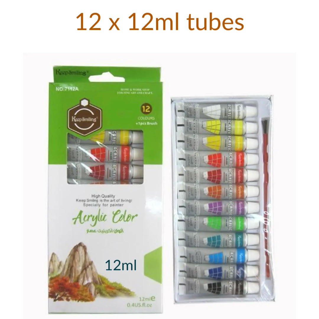 Keep Smiling Acrylic Paint – available in different set of acrylic ...