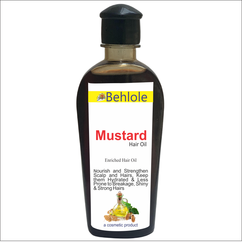Mustard Hair oil - Sarson Oil for Hair - Herbal and Organic Oil 100ml ...