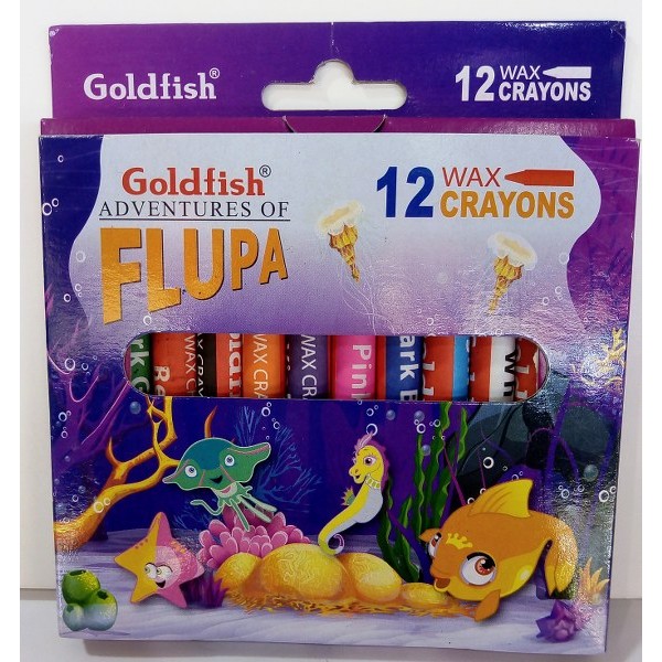 Goldfish Wax Crayons 12Pc | Daraz.pk