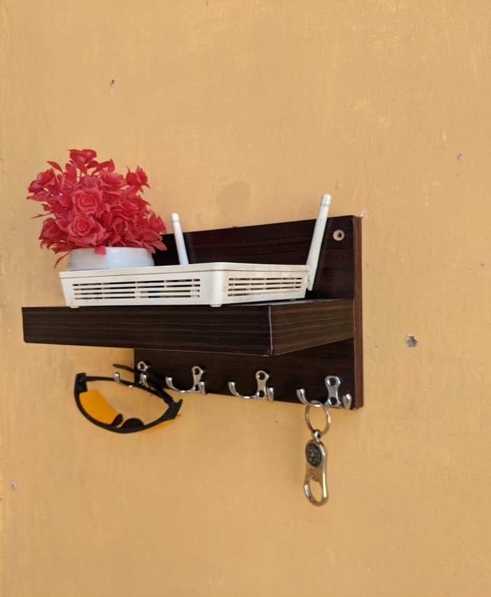 Wifi router & Ptcl Modem stand plus Key holder Keychain Stand | Daraz.pk