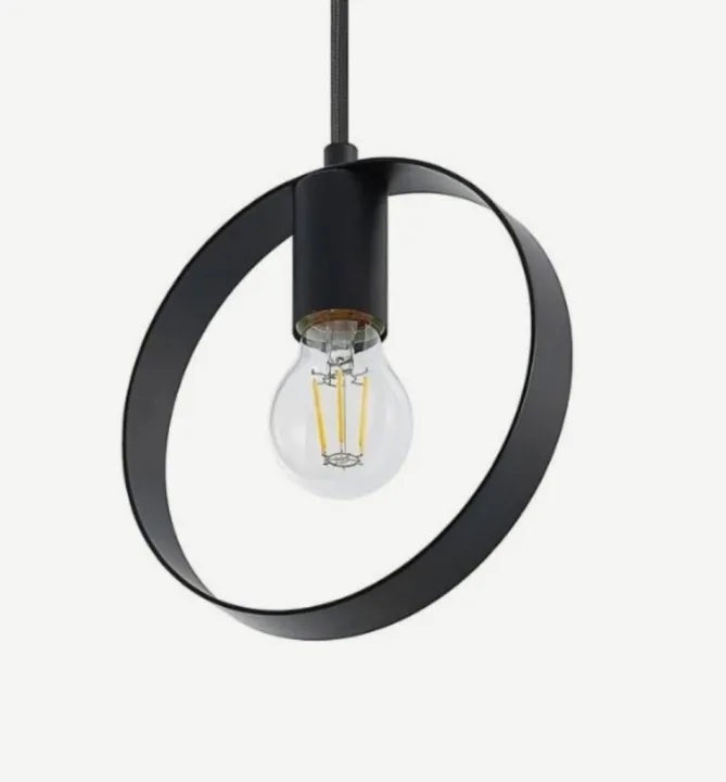 Hoop Single Pendant Ceiling Lamp | Ring Shape Hanging Lamp | Ceiling ...