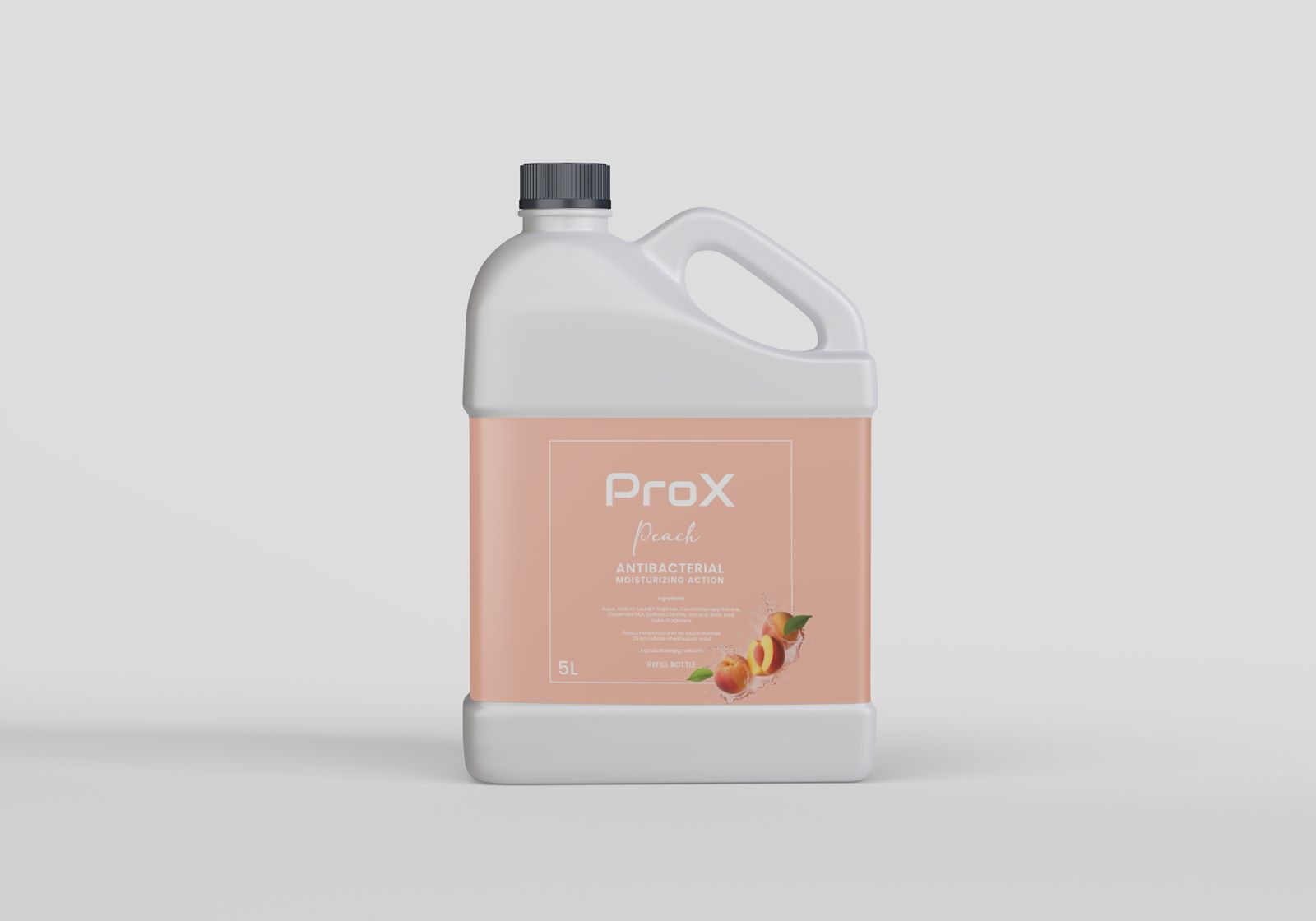 Prox - 5 Litre Antibacterial Hand Wash, Hand Soap, Body Wash Liquid ...