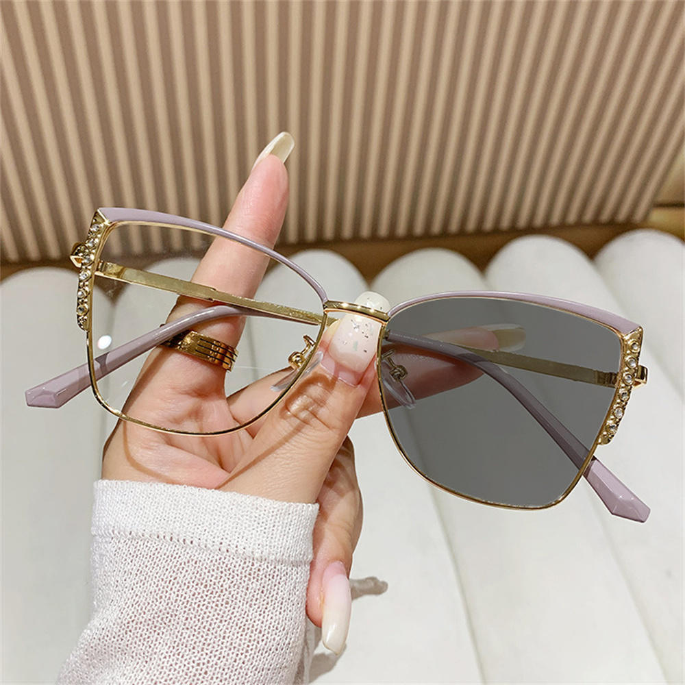 Color Changing Eye Glasses Trendy Ultra-light Eye Protection Anti Blue ...