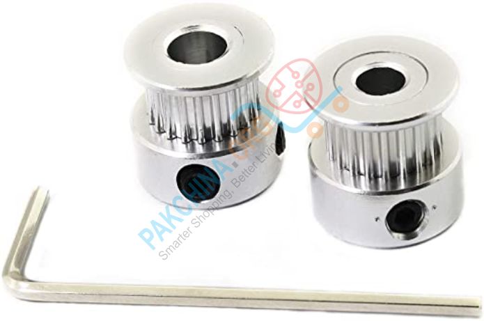 Pack Of 2 Gt2 Pulley 5mm Bore 20 Teeth + Free Allen Key Price in ...