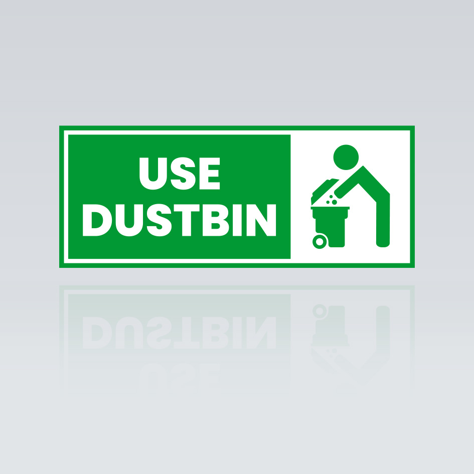 Customized Dustbin Sign | Daraz.pk