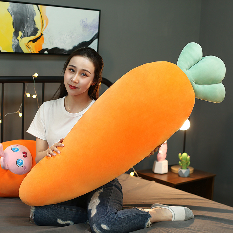 Cute vegetable plush toy pepper carrot doll rag doll boy sleeping clip ...