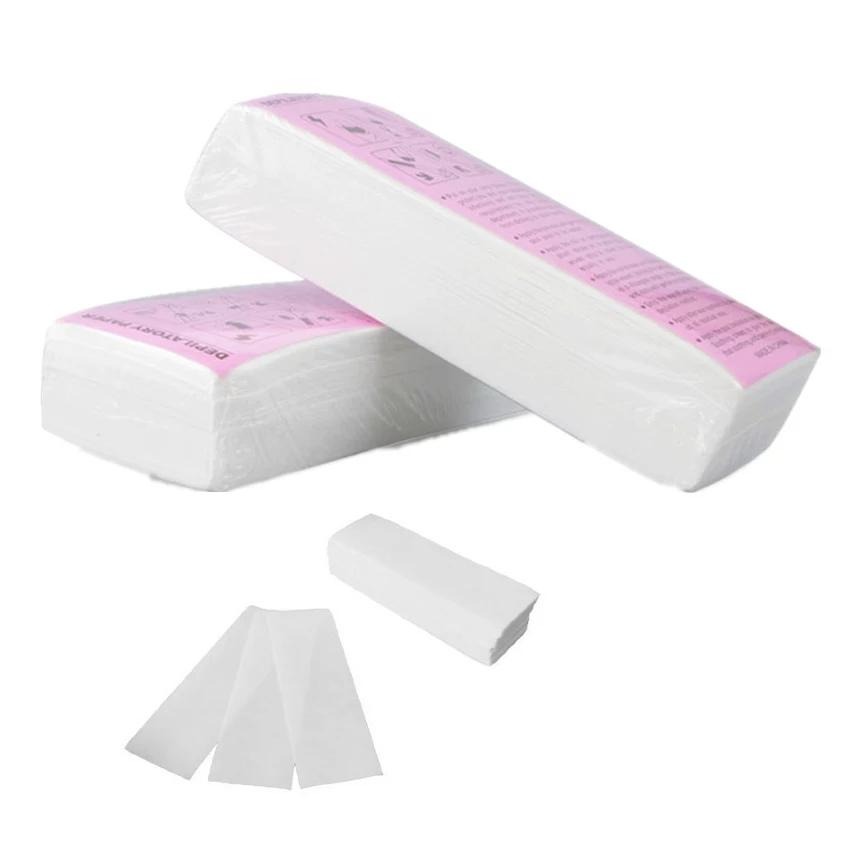 Non woven Depilatory Paper Strips - Wax Patti - 100Pcs | Daraz.pk