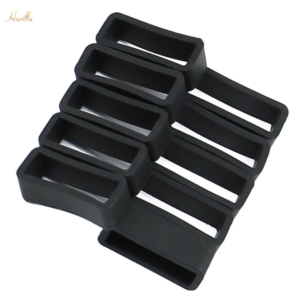 Rubber Replacement Strap Loops Watch Strap Keeper Retainer 20MM 20mm ...