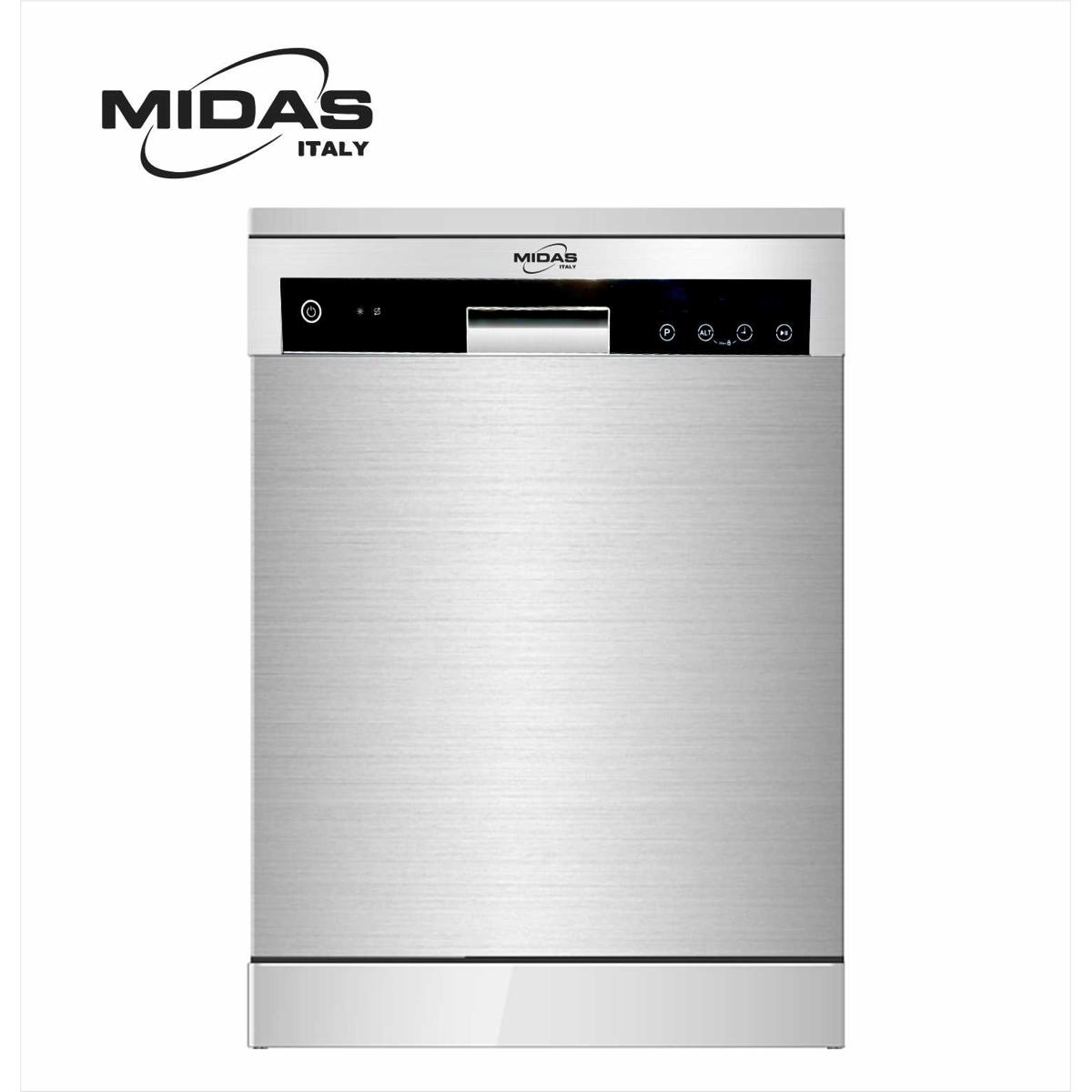 Midas Dishwasher MI151 - Fully Automatic - 14 Place Setting - Fan Dry ...