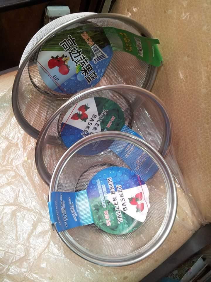 Simple Steiner without handle Fine Mesh Strainer Bowl Drainer Vegetable ...