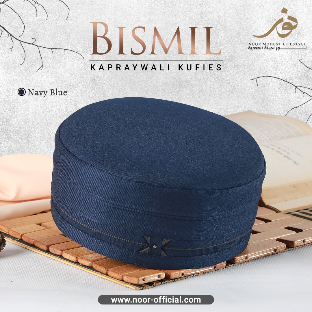Premium Quality Bismil Koofi Prayer Cap Namaz Topi Islamic Hat For Men ...