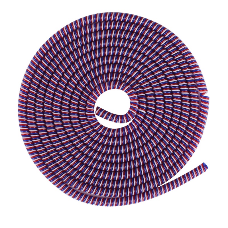 1.4M Colorful Laser Phone Data Line Protector Cover TPU Spiral USB ...