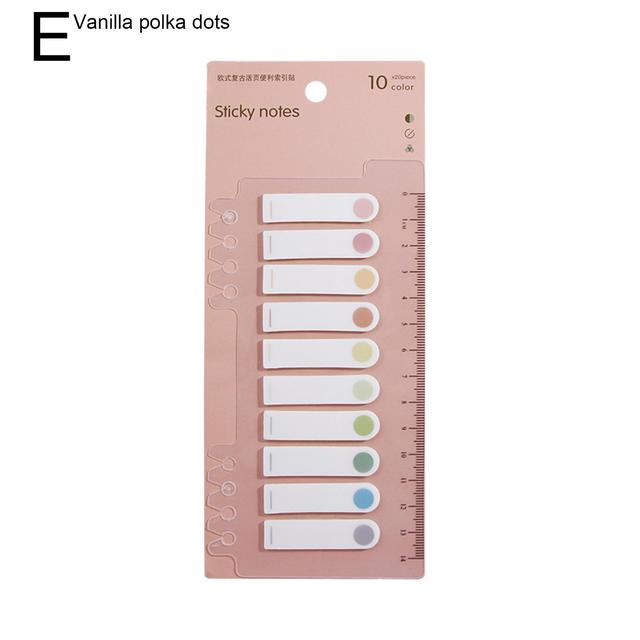 Morandi Series Page Markers Sticky Tabs Flag Tabs Colored Sticky Notes ...
